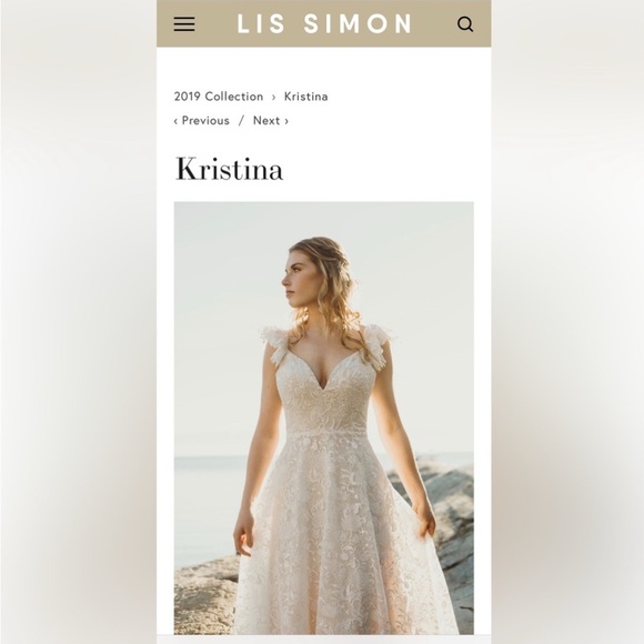 Dresses | Lis Simon Lace Wedding Dress | Poshmark